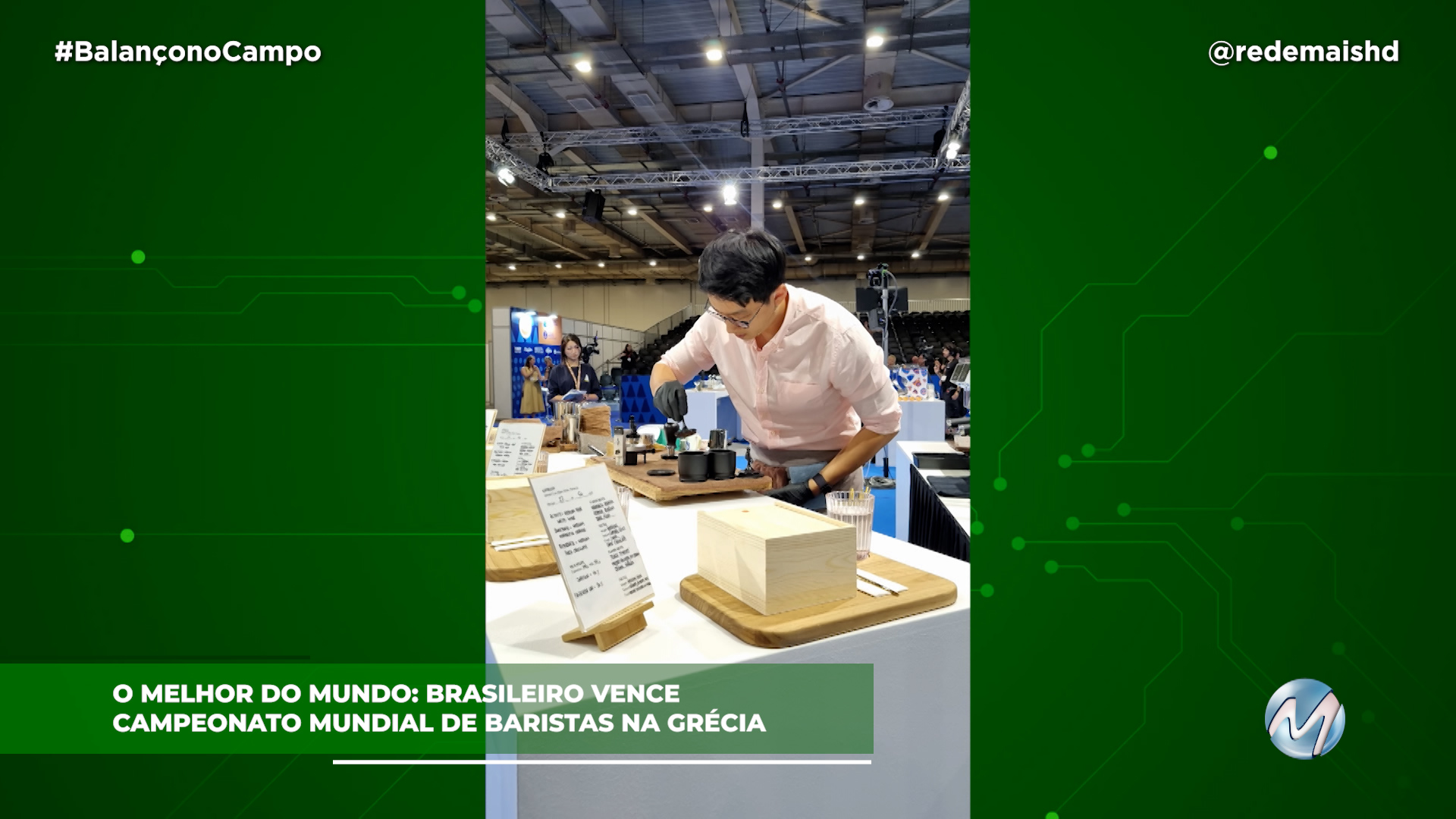 BRASILEIRO É ELEITO O MELHOR BARISTA DO MUNDO | Rede Mais